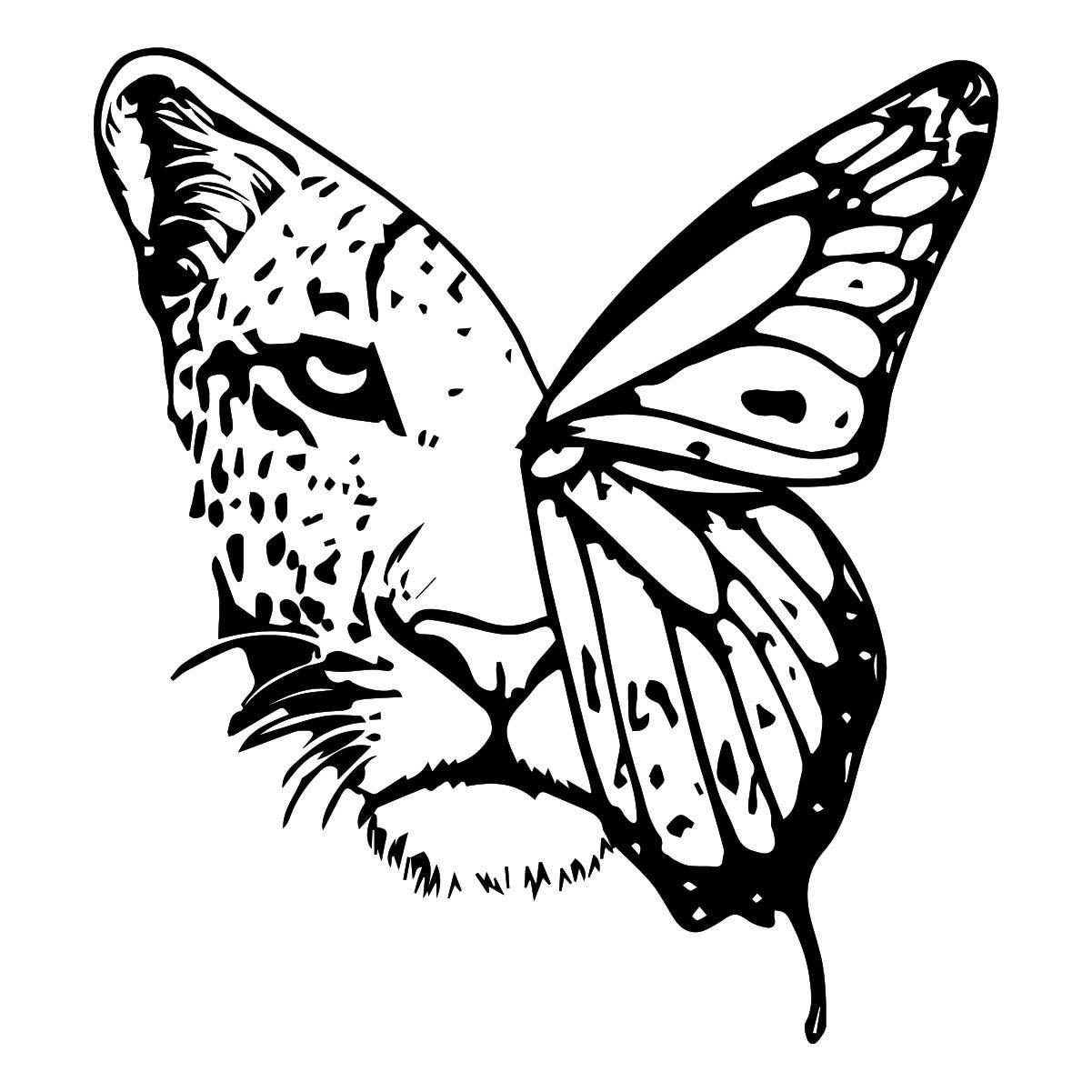 Fusion tigre-papillon - TATTOOWING